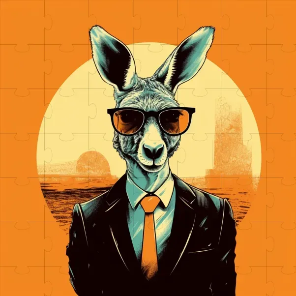 Quirky Synthwave Animal Posters Midjourney Prompt | PromptBase
