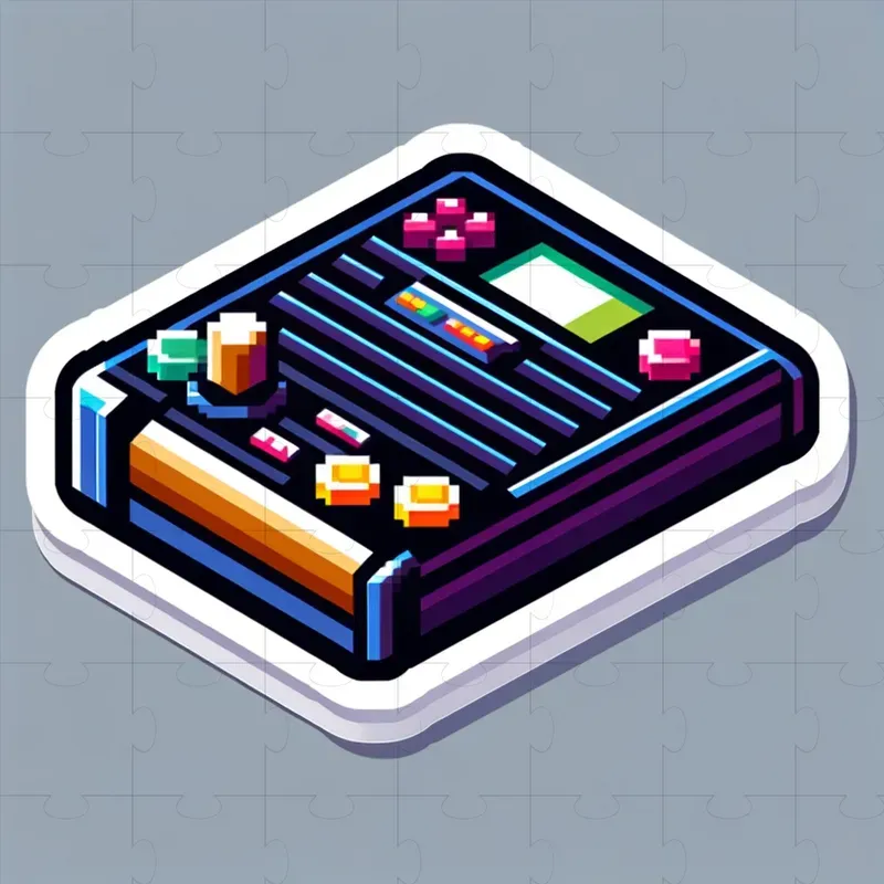 Pixel Retro Game Stickers DALL·E Prompt | PromptBase