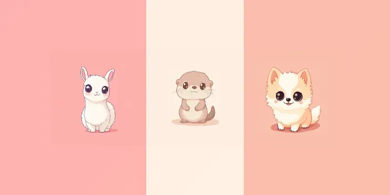 Cute Kawaii Adorable Animals Generator App | PromptBase