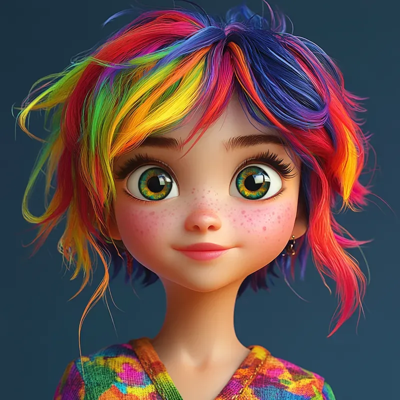 Pixarstyle Avatars Whimsical Colorful Midjourney Prompt | PromptBase