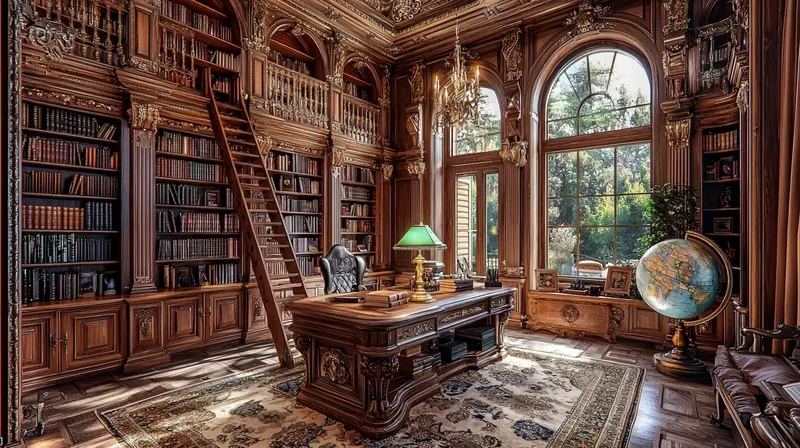 Historic Libraries Or Study Rooms Midjourney Prompt | PromptBase