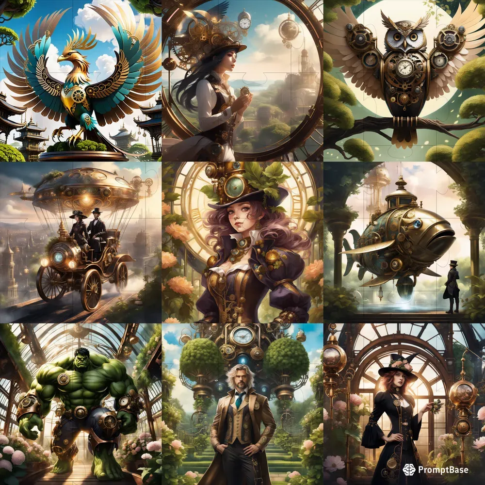 Anime-inspired Steampunk Worlds Stable Diffusion Prompt | PromptBase