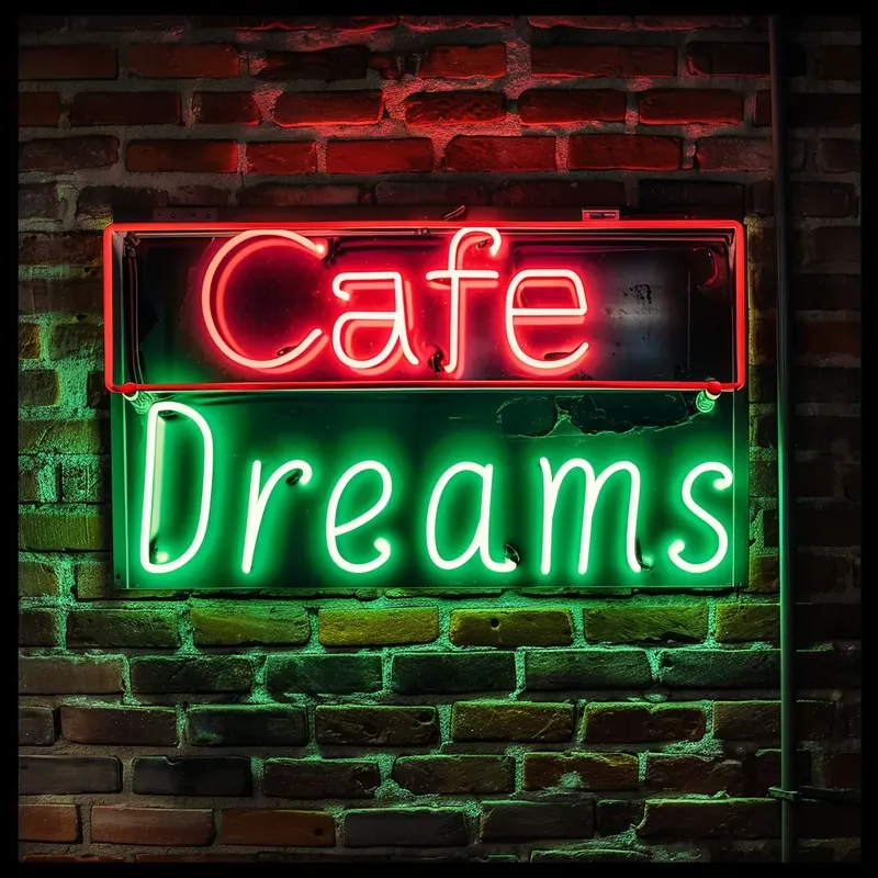 Customizable Neon Text Signs Midjourney Prompt | PromptBase