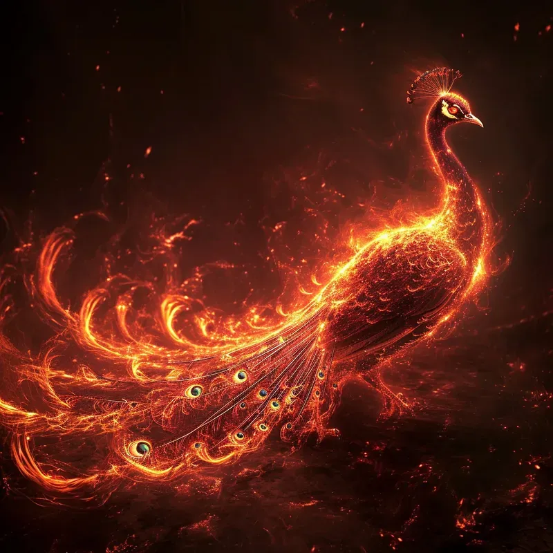 Design Flaming Animals On Fire Midjourney Prompt | PromptBase