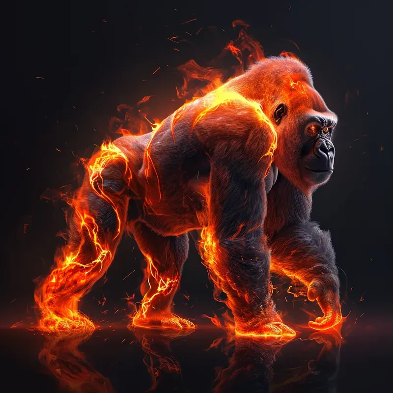 Design Flaming Animals On Fire Midjourney Prompt | PromptBase