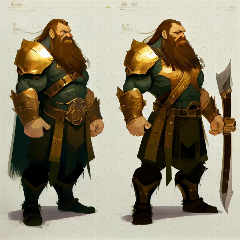 Character Art Sheets Midjourney Prompt | PromptBase