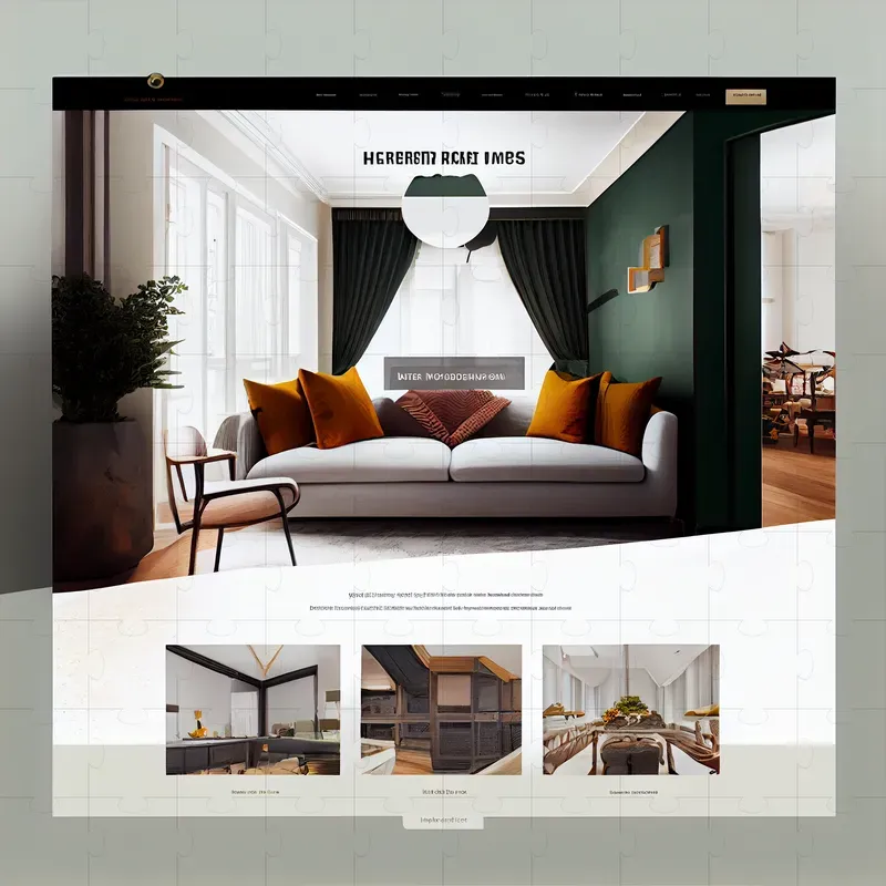 Modern Web Design Mockups Midjourney Prompt | PromptBase