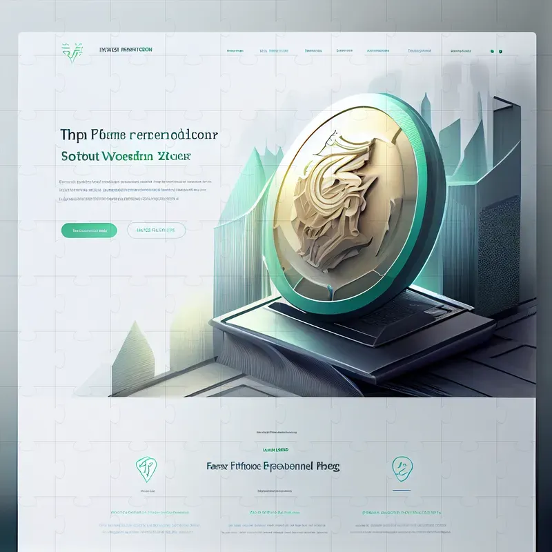Modern Web Design Mockups Midjourney Prompt | PromptBase