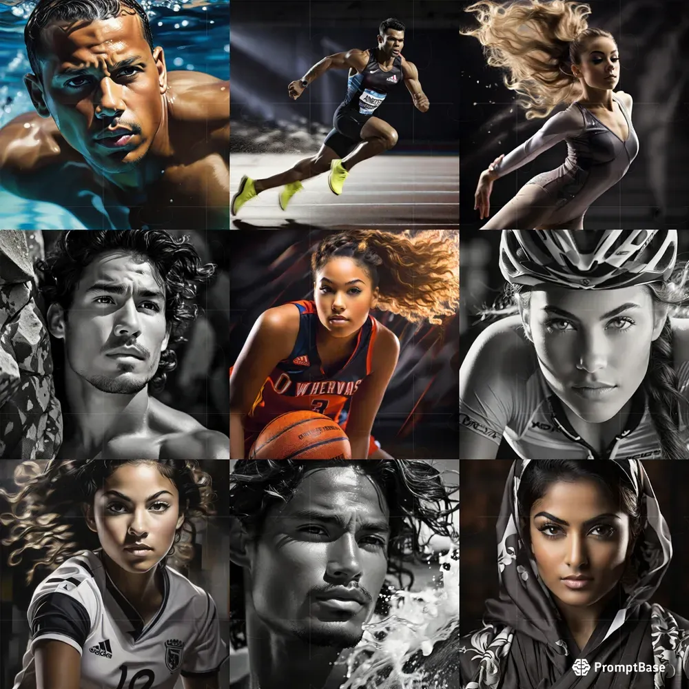 Athlete Portraits Leonardo Ai Prompt | PromptBase