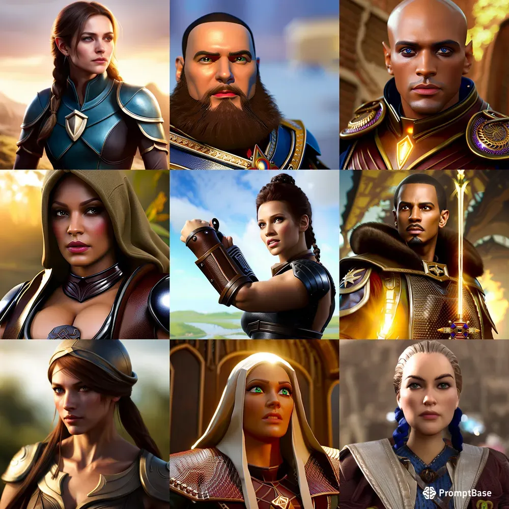 RPG Character Avatars Stable Diffusion Prompt | PromptBase