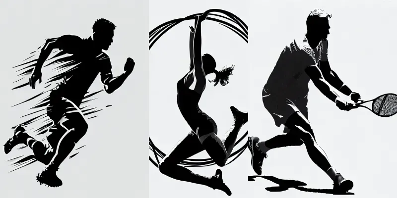 Minimal Clean Sport Logos Midjourney Prompt | PromptBase