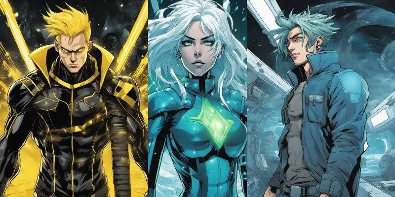 2d Anime Manga Superhero Portraits Generator App | PromptBase