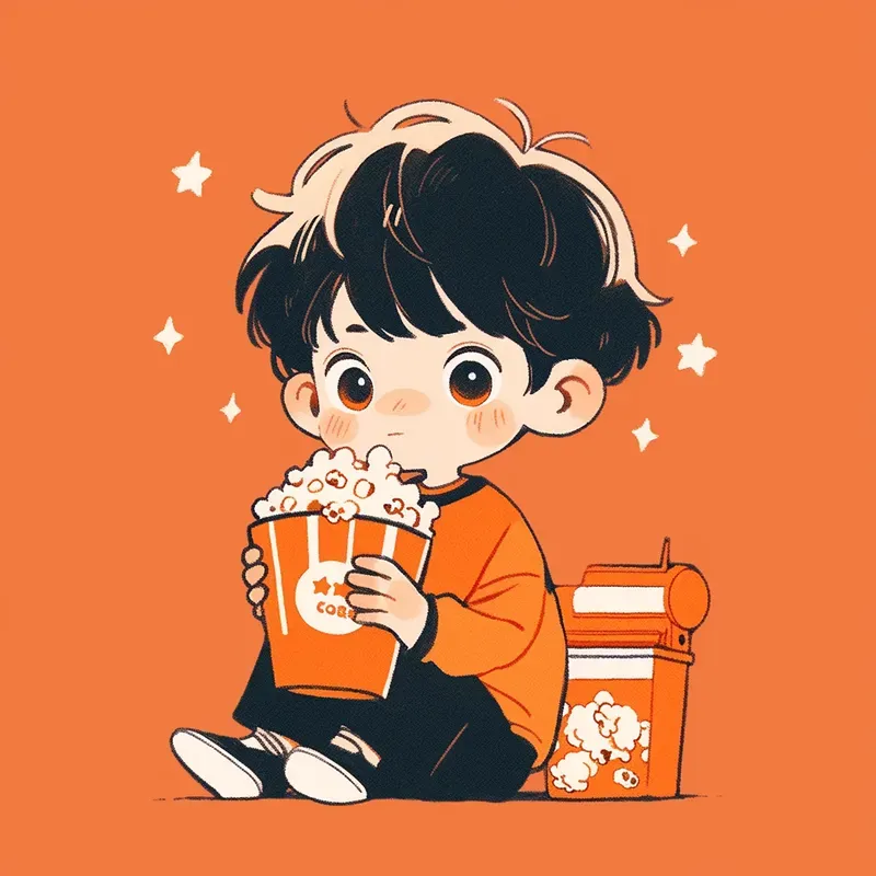 Superflat Character Illustrations Midjourney Prompt | PromptBase