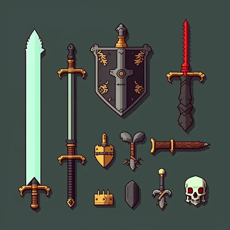 Pixel Art Medieval Midjourney Prompt | PromptBase