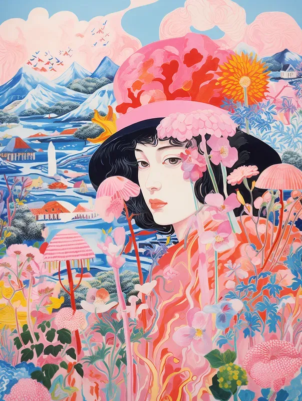 Unconventional Risograph Posters Midjourney Prompt | PromptBase