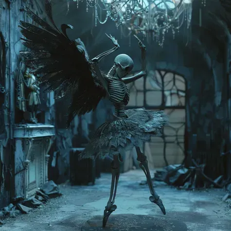 The Gothic Ballerinas A Haunting Dance Midjourney Prompt | PromptBase
