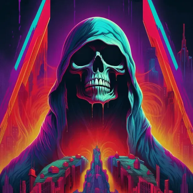 Retro Horror Illustrations Midjourney Prompt | PromptBase