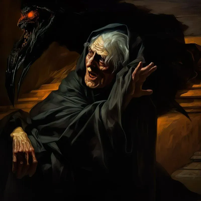 Insane Horror Oil Paintings Midjourney Prompt | PromptBase