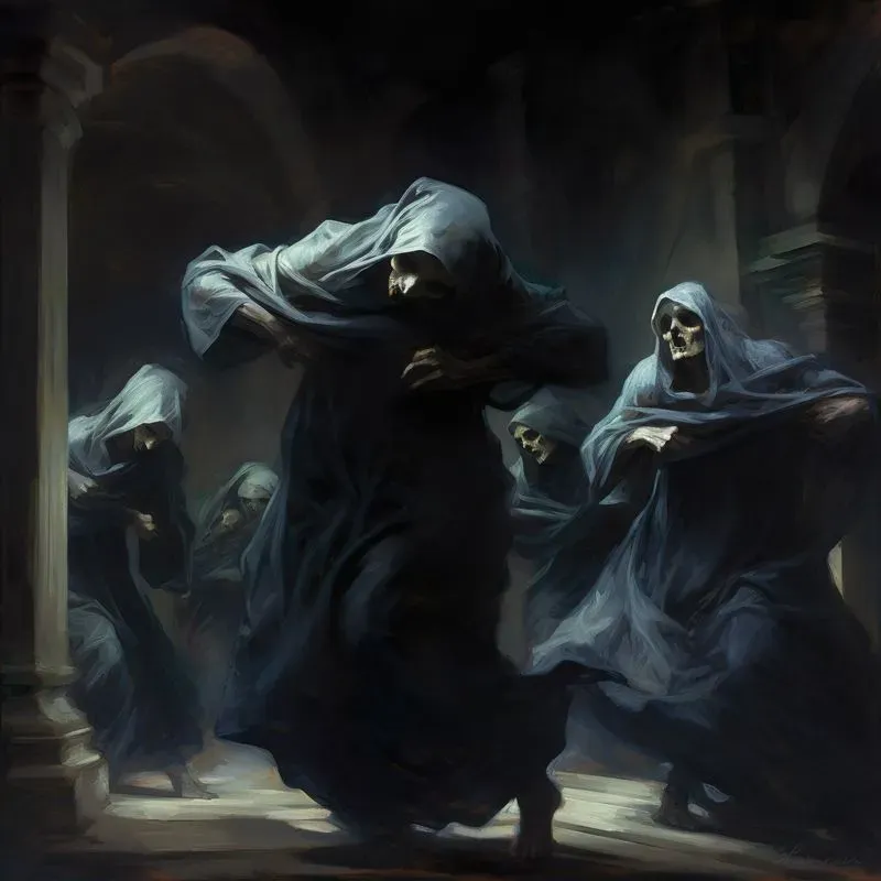 Insane Horror Oil Paintings Midjourney Prompt | PromptBase