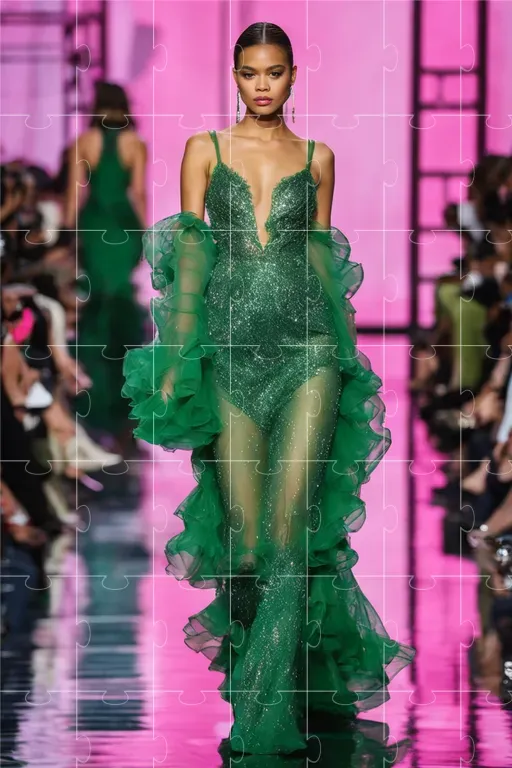 Glamour On The Runway Stable Diffusion Prompt | PromptBase