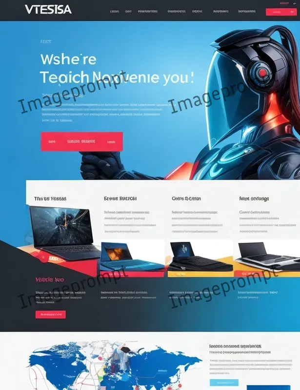 Dynamic Website Homepage Mockups Leonardo Ai Prompt | PromptBase