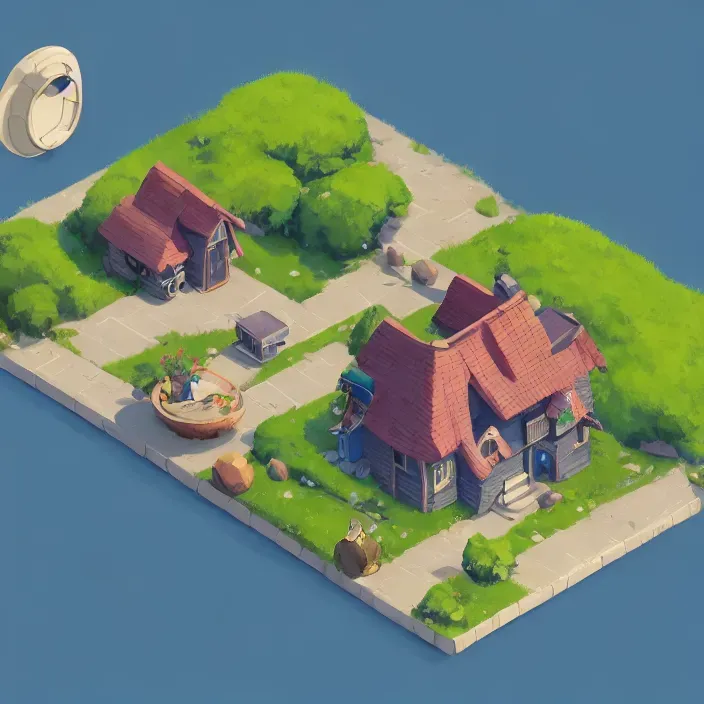 Video Game Houses Stable Diffusion Prompt | PromptBase