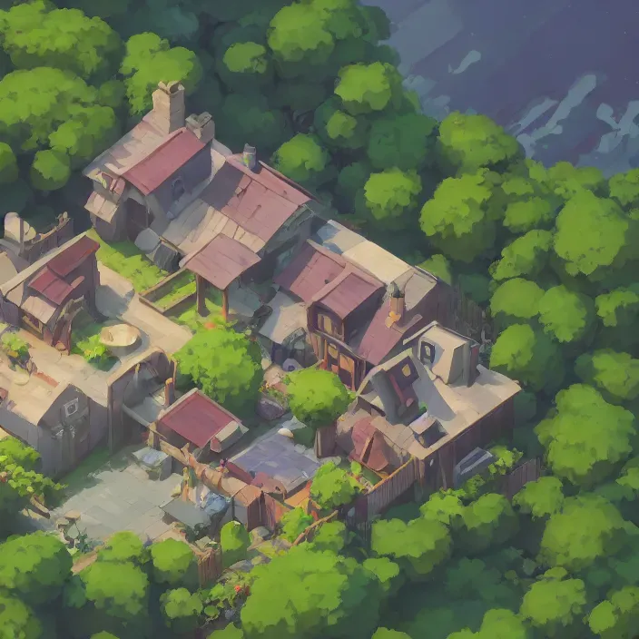 Video Game Houses Stable Diffusion Prompt | PromptBase