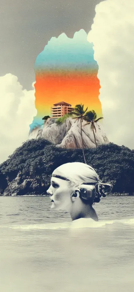 Surreal Cool Compositions Midjourney Prompt | PromptBase