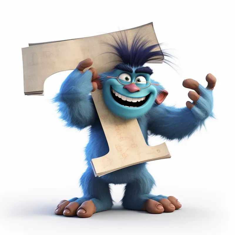 Pixar Style Typography Midjourney Prompt | PromptBase