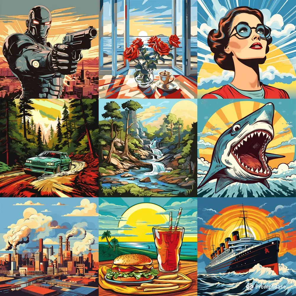 Cartoon Comic Style Images Midjourney Prompt | PromptBase