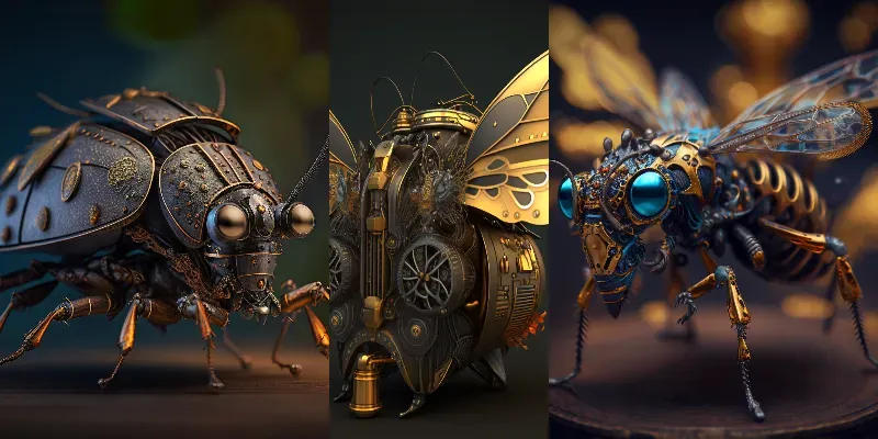 Mechanical Insects Midjourney Prompt | PromptBase