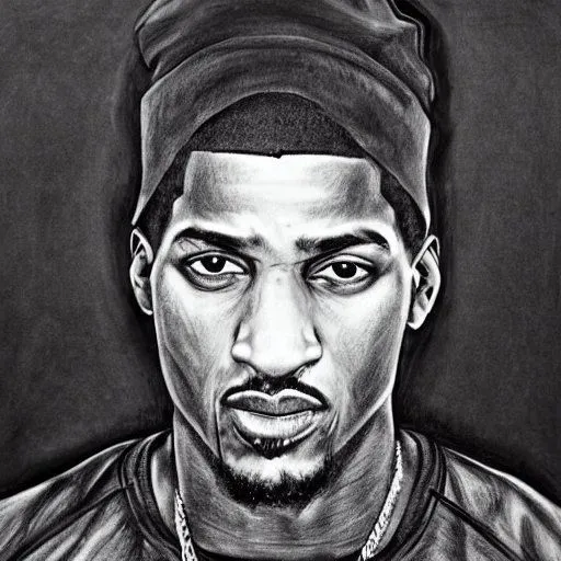 Rappers Hand Portraits Stable Diffusion Prompt | PromptBase