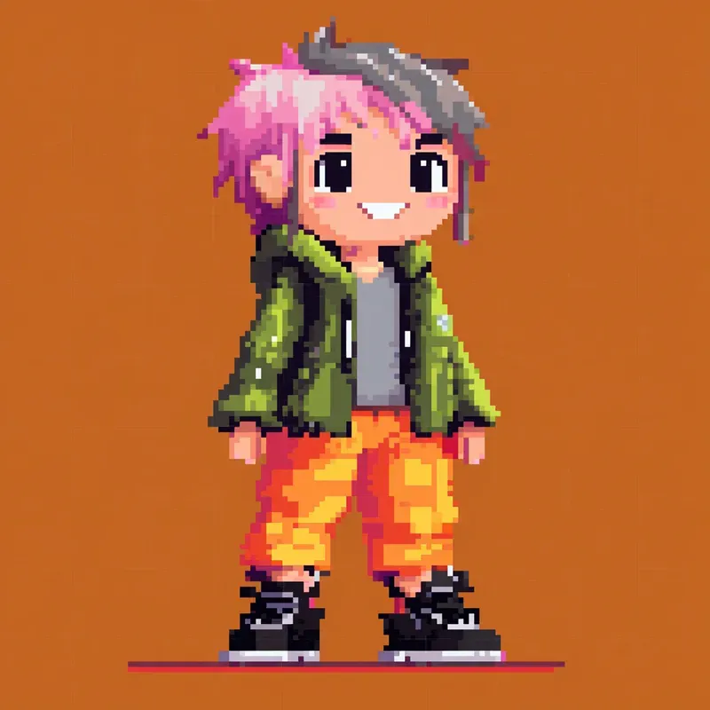 Pixel Art Character Designs Midjourney Prompt | PromptBase