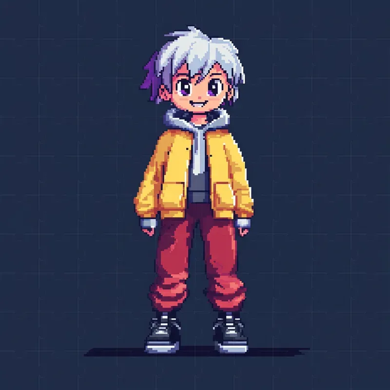 Pixel Art Character Designs Midjourney Prompt | PromptBase