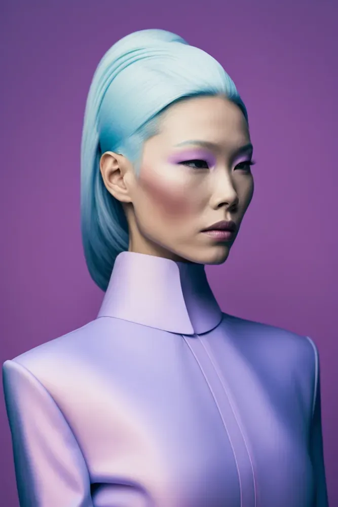 Futuristic Vogue Editorial Photo Shoot Midjourney Prompt | PromptBase