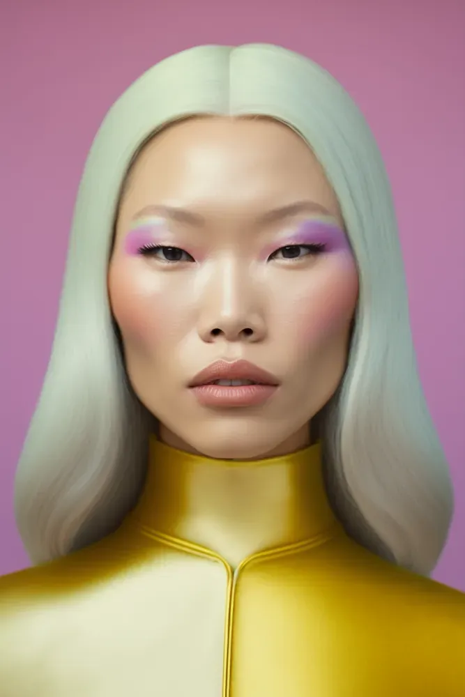 Futuristic Vogue Editorial Photo Shoot Midjourney Prompt | PromptBase