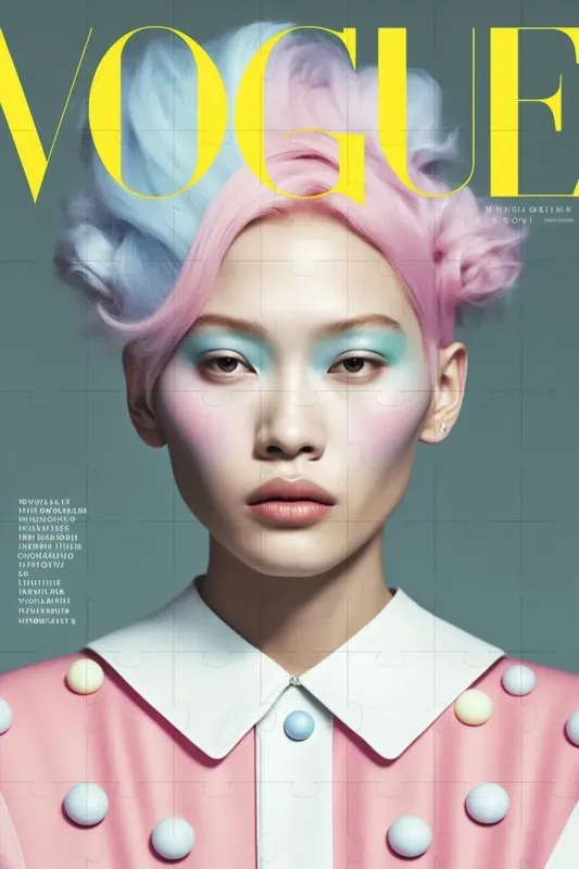 Editorial Vogue Magazine Cover Midjourney Prompt | PromptBase