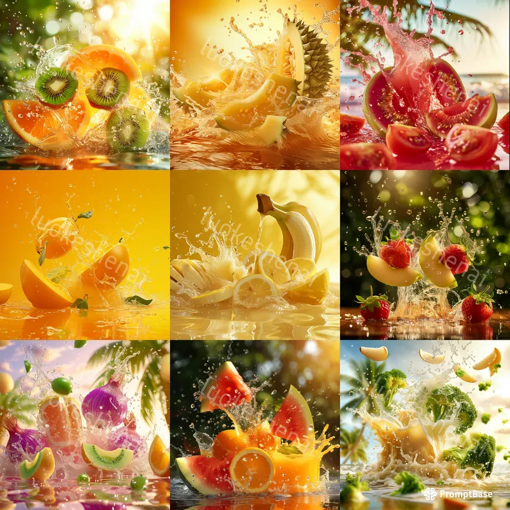 Super Popular Food Shooting Posters Midjourney Prompt | PromptBase