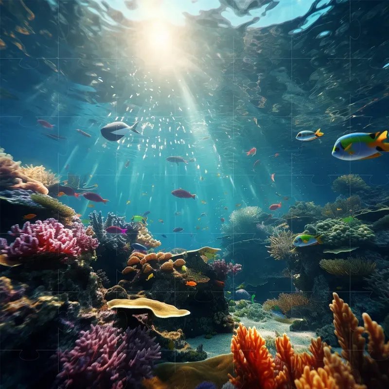 Underwater Realms Unveiled Midjourney Prompt | PromptBase
