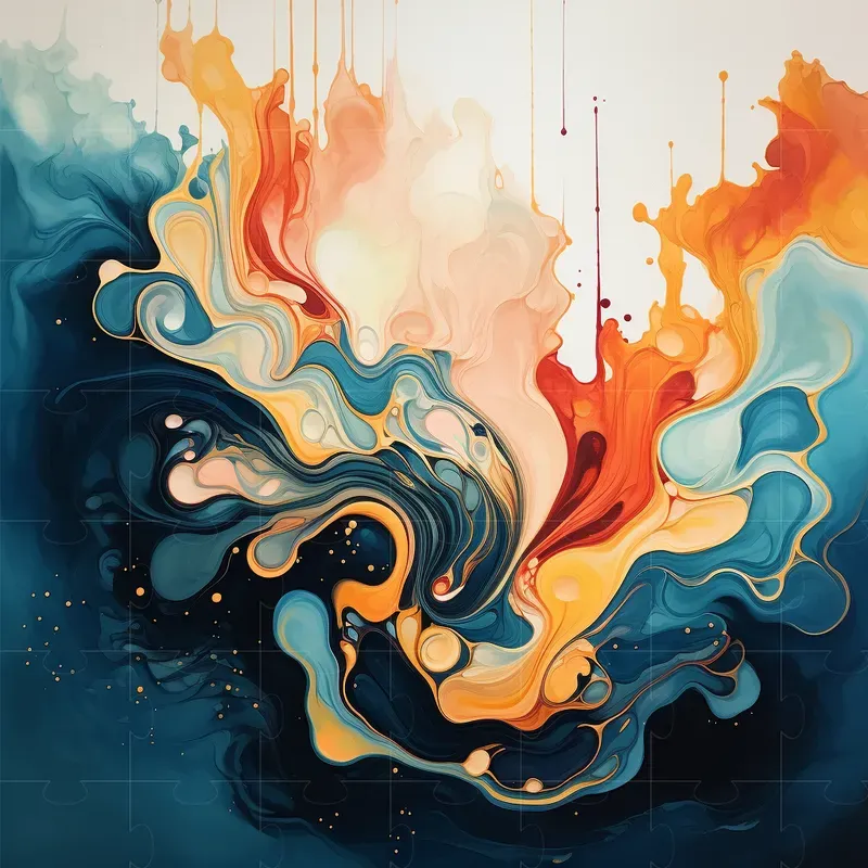 Liquid Creations Midjourney Prompt | PromptBase