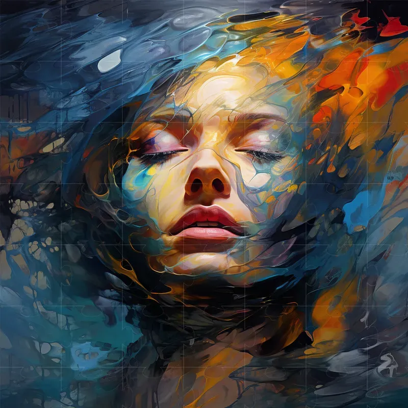 Abstract Emotion Portraits Midjourney Prompt | PromptBase