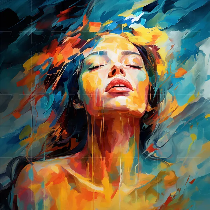 Abstract Emotion Portraits Midjourney Prompt | PromptBase