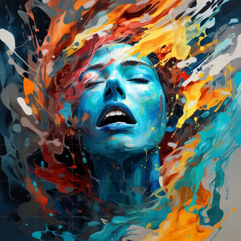 Abstract Emotion Portraits Midjourney Prompt | PromptBase