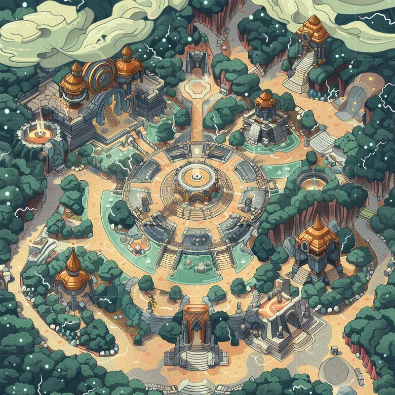 Fantasy World Maps Midjourney Prompt | PromptBase