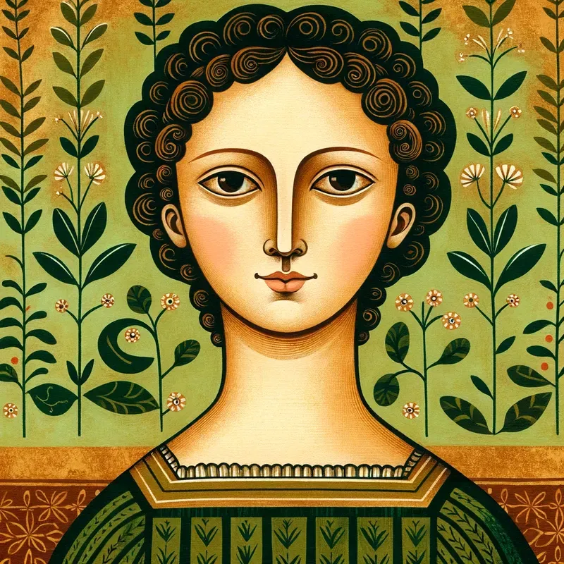 Folk Art Portraits