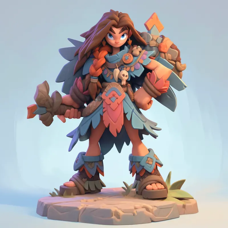 Stylized RPG Fantasy Character Designer Midjourney Prompt | PromptBase