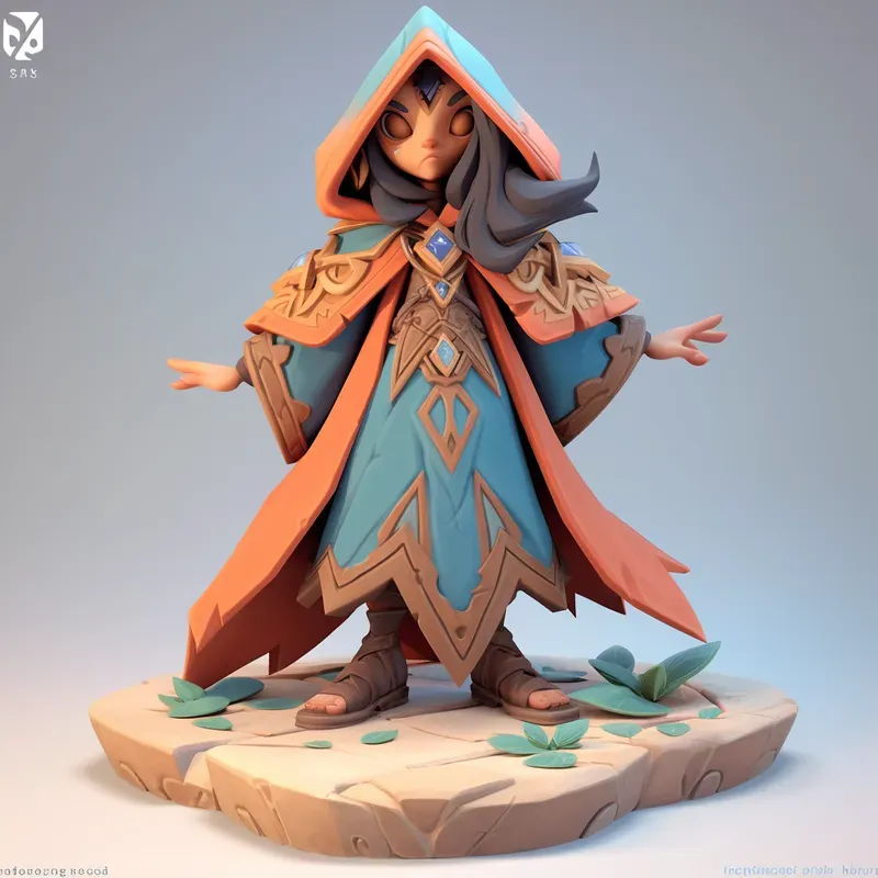 Stylized RPG Fantasy Character Designer Midjourney Prompt | PromptBase