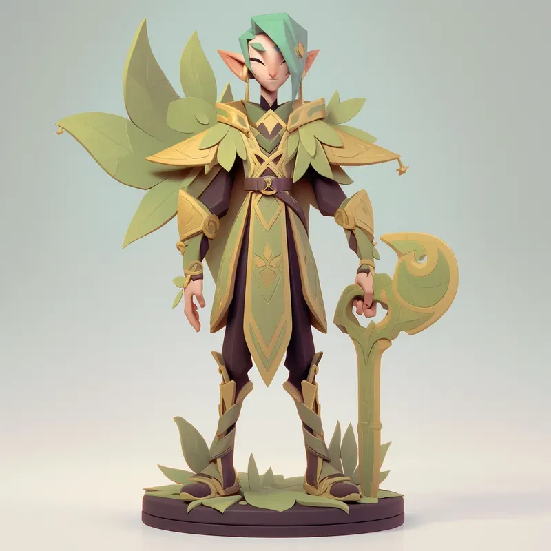 Stylized RPG Fantasy Character Designer Midjourney Prompt | PromptBase