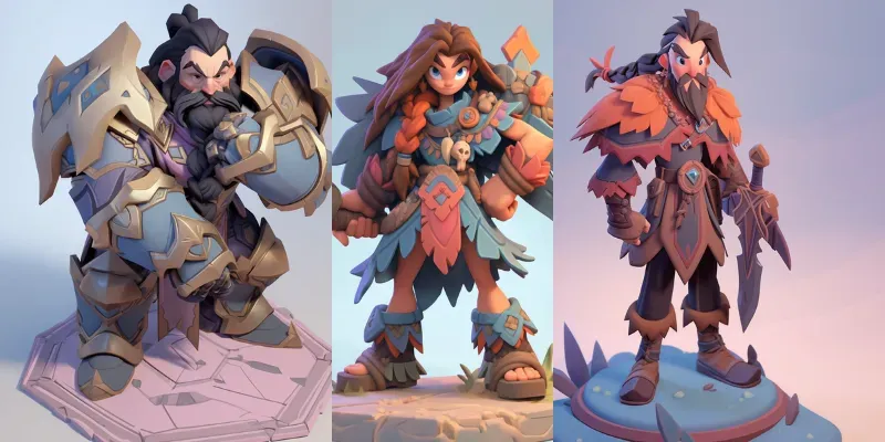 Stylized RPG Fantasy Character Designer Midjourney Prompt | PromptBase