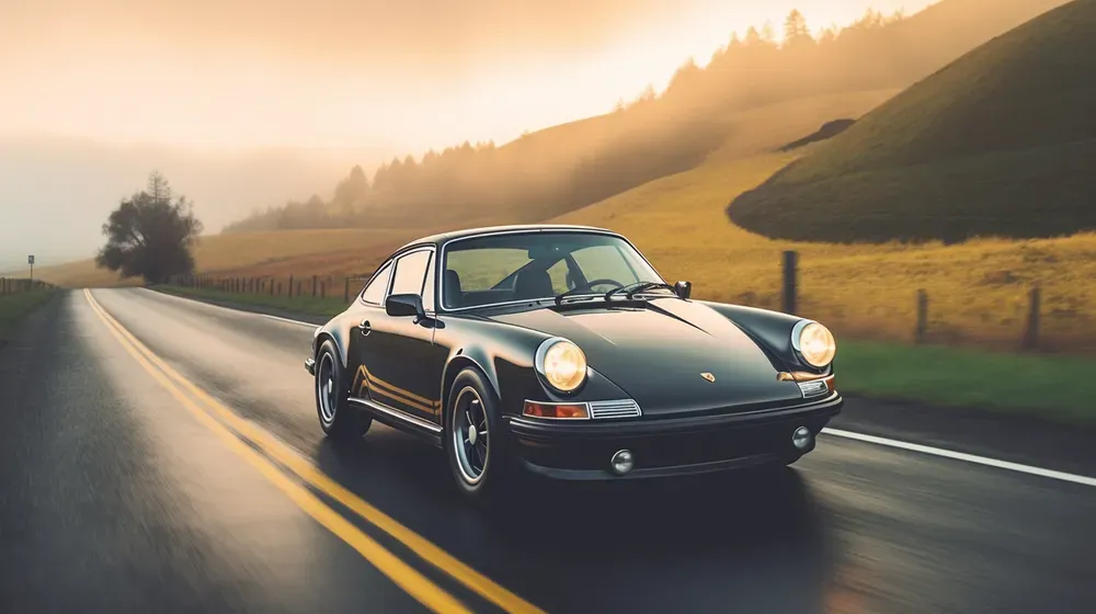 Stunning Realistic Outdoor Car Portraits Midjourney Prompt | PromptBase